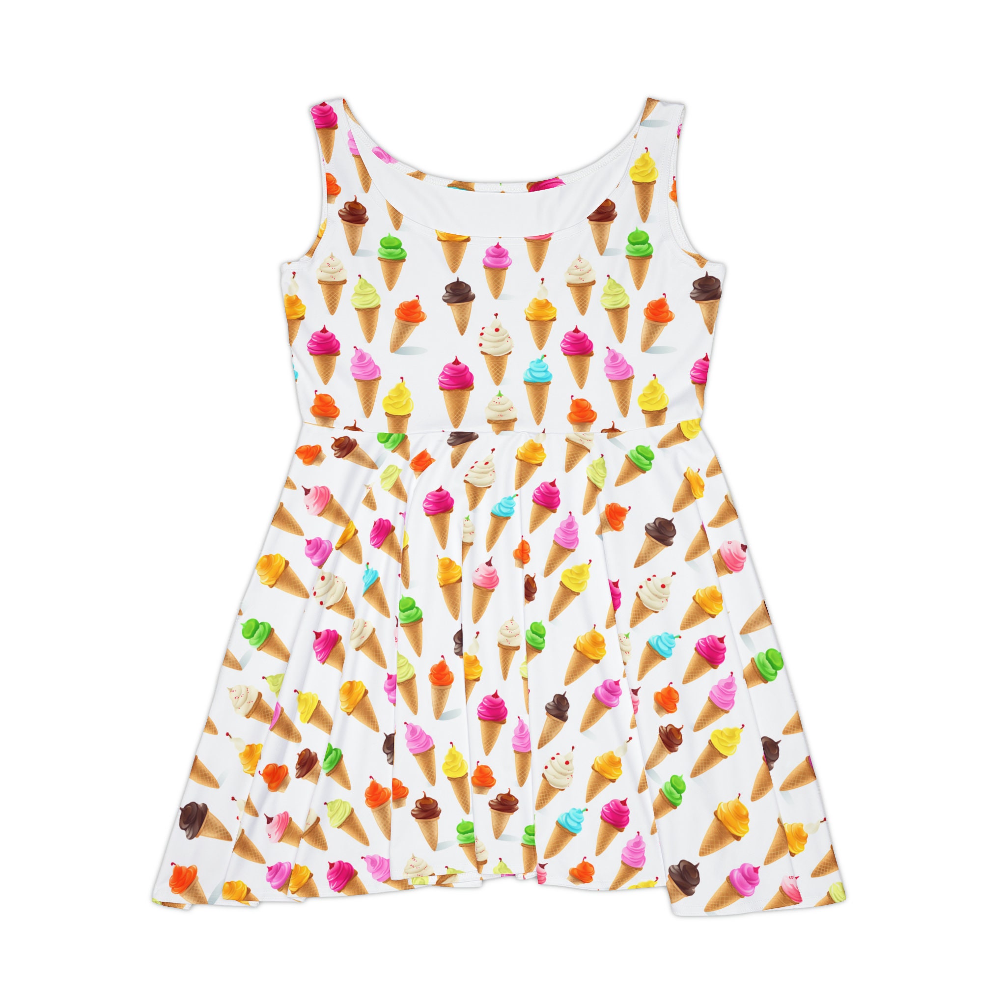 Ice Cream Delight Women's Dress, Ice Creams Dress by Amor4life Model 1 ...
