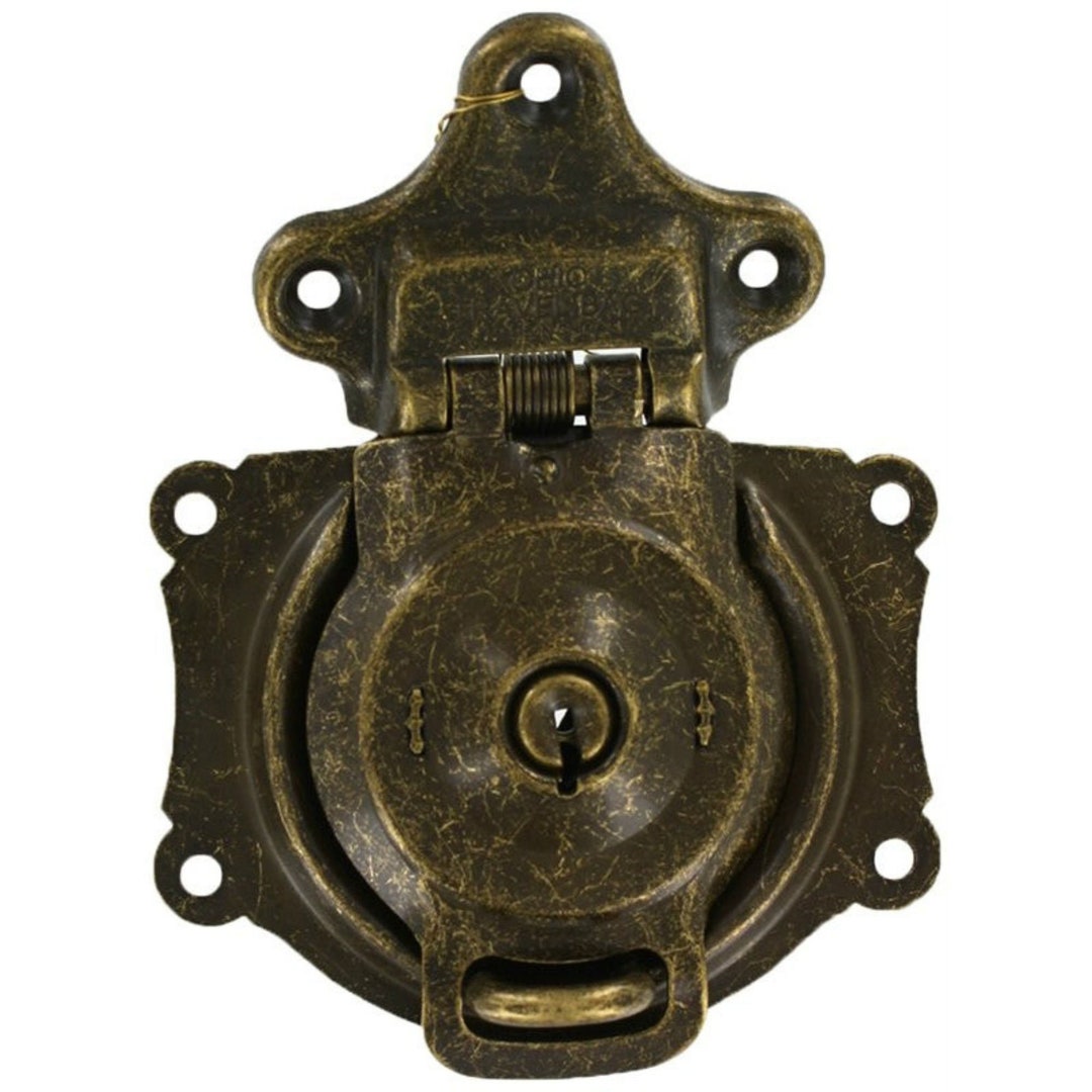 Spring Loaded Trunk Locks - Three Available Finishes - Brass, Antique ...