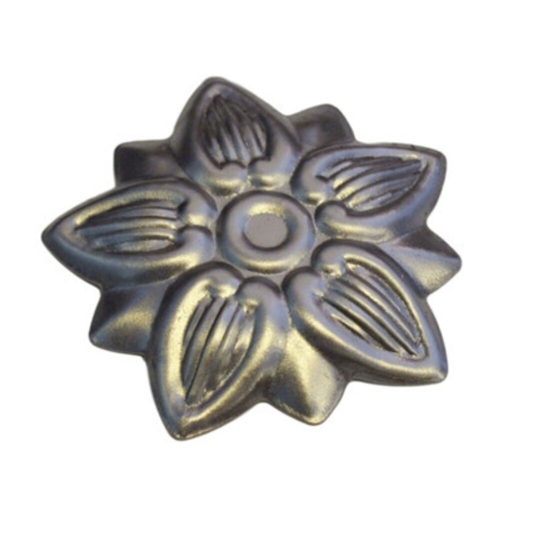 Steel Trunk Rosette: Classic Decorative Ornament for Antique Trunk ...