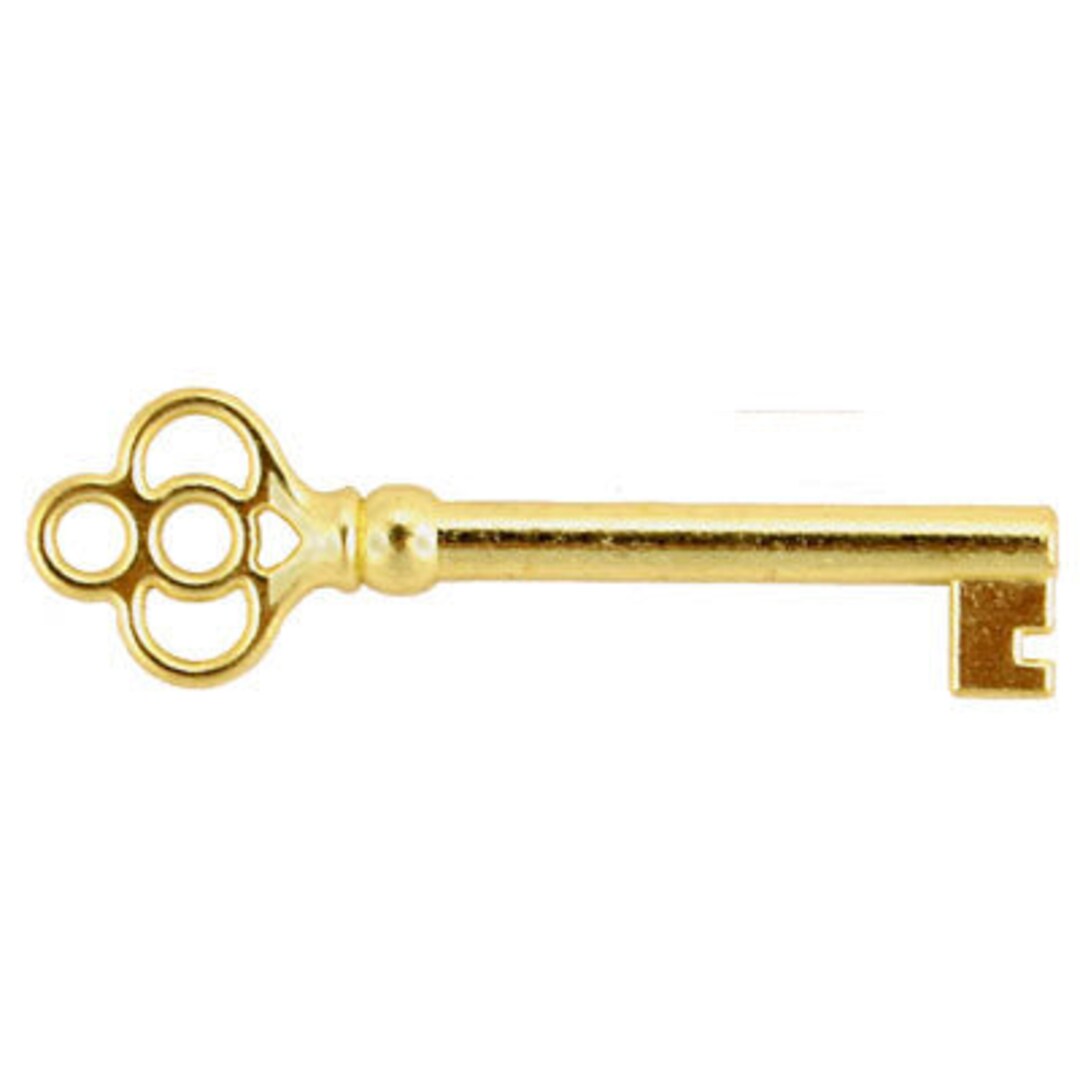 Classic Brass Skeleton Key - Etsy