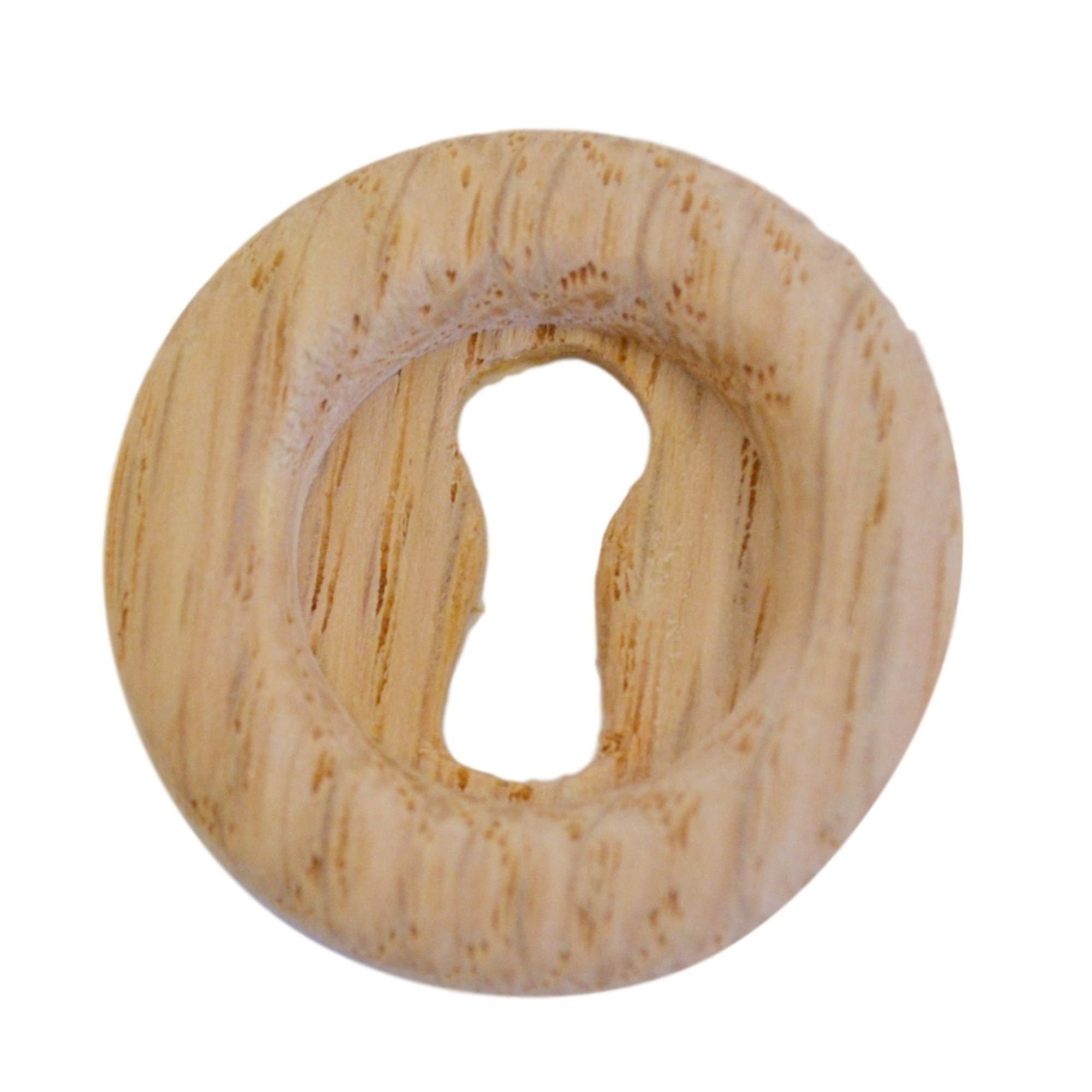 Round Wood Keyhole Cover - Two Varieties - Oak or Walnut - Raised Edges ...