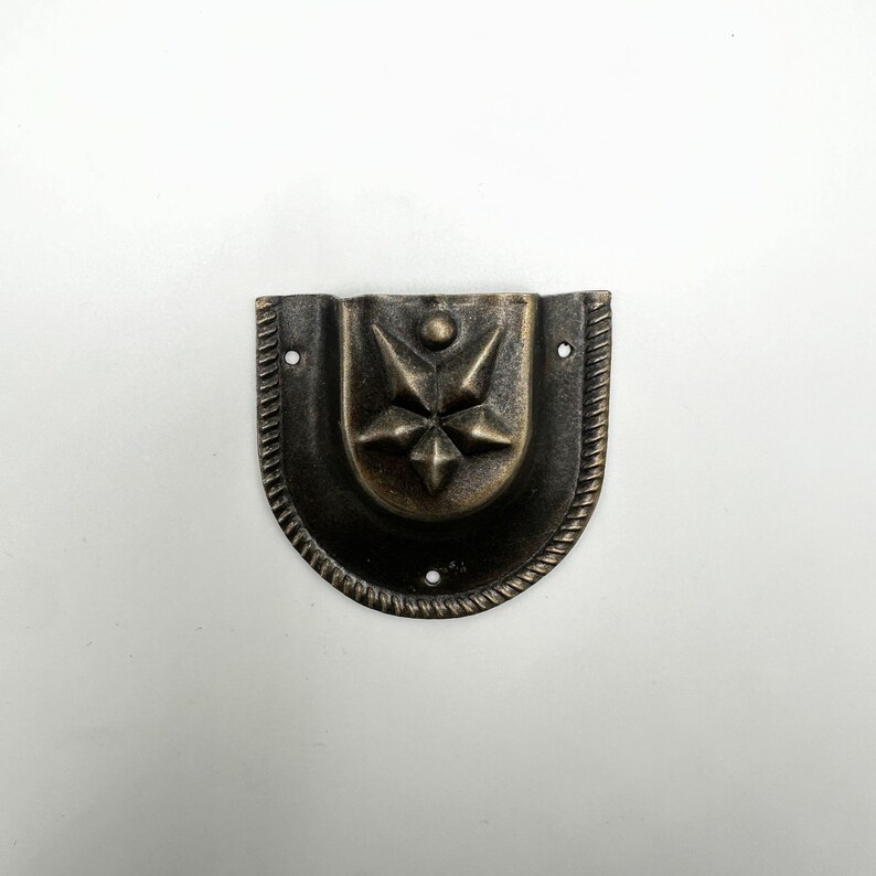 Trunk Handle Cap - Star Design - Vintage Style Trunk Detailing ...