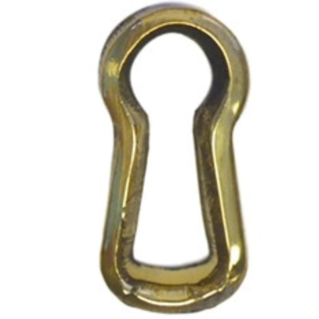 Authentic Cast Brass Keyhole Insert for Premium Antique Furniture ...