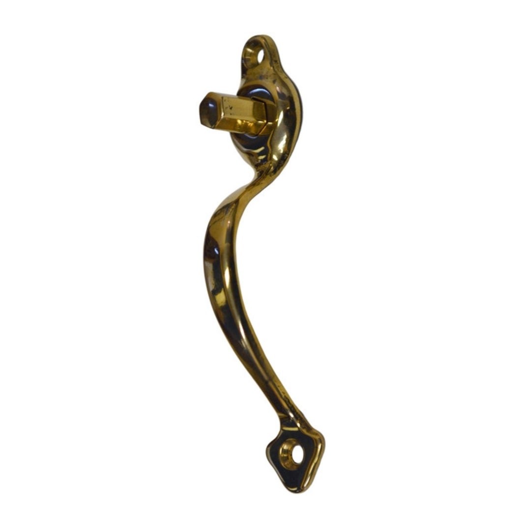 Premium Push Button Catch With Handle for Cabinets - Adjustable Brass ...