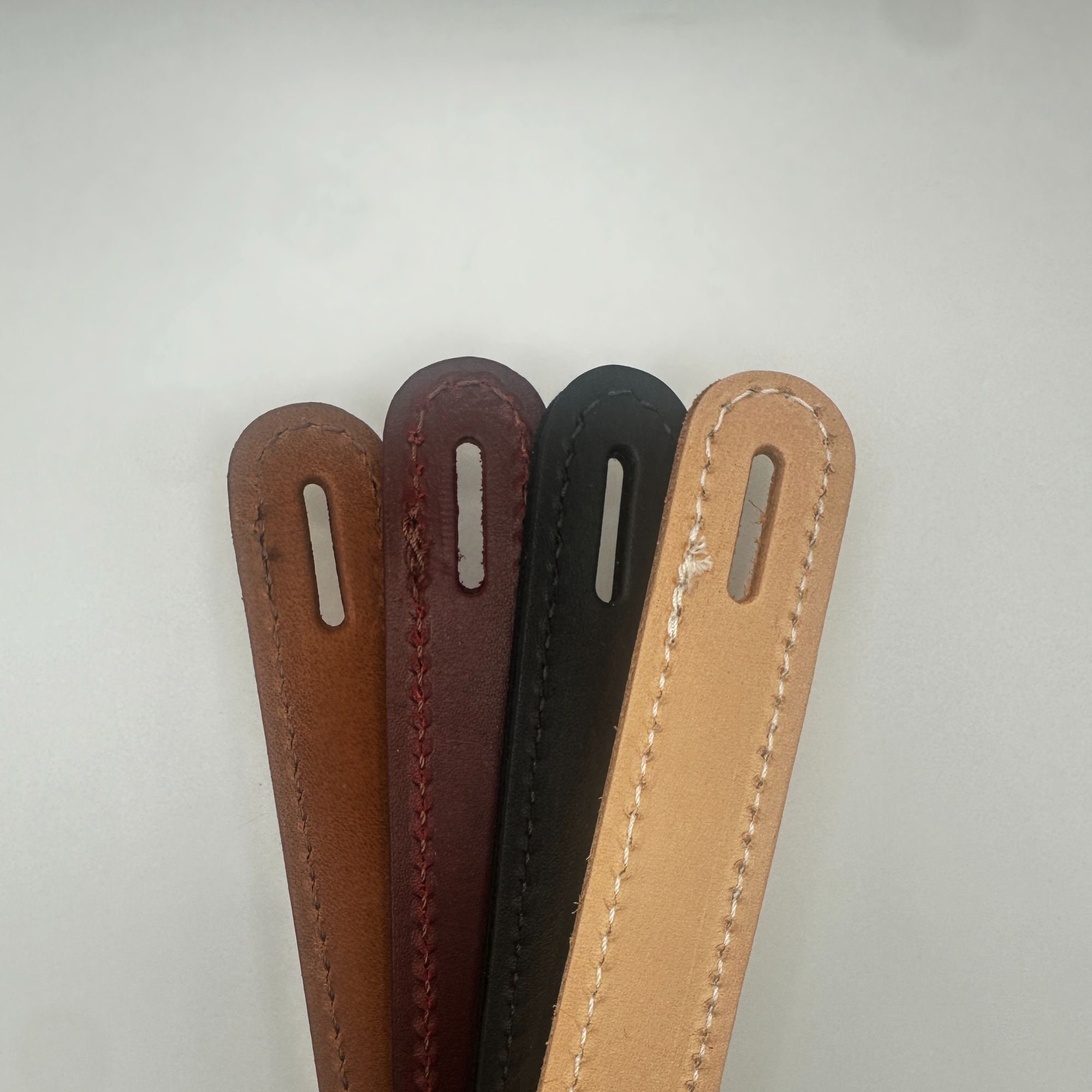 Leather Trunk Handle Slotted Round Ends 8.75 Inches Vintage Steamer ...