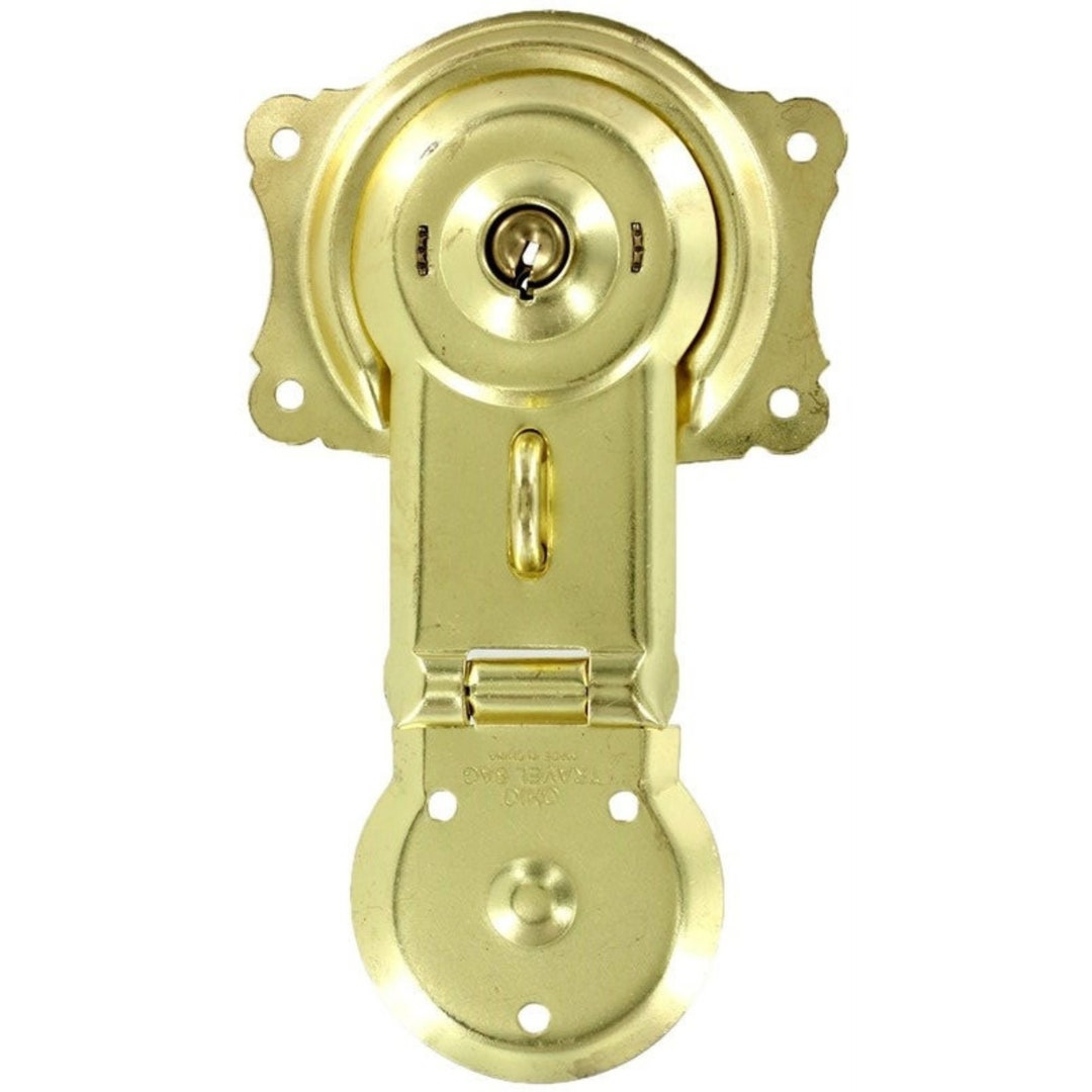 Vintage Brass Trunk Lock - Secure Your Treasures With Antique Elegance ...
