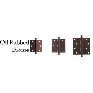 Heavy Duty Door Hinge With Ball Tips Swaged Old Style Architectural ...