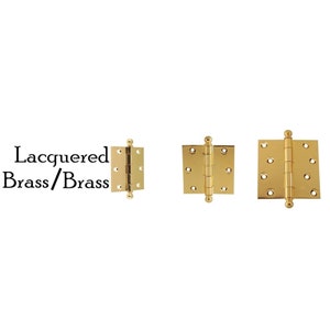 Heavy Duty Door Hinge With Ball Tips Swaged Old Style Architectural ...