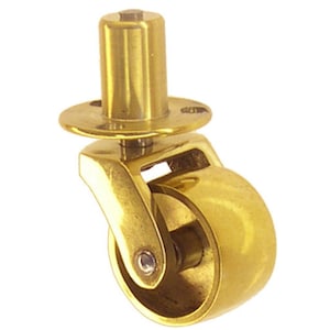 Premium Solid Brass Furniture Caster With 19th Century Design and Two ...