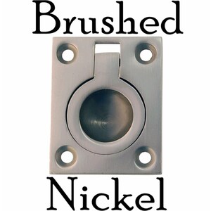 Flush Recessed Finger Pull: Elegant and Functional Design in 4 Finishes ...