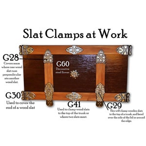 Steel Trunk Rosette: Classic Decorative Ornament for Antique Trunk ...