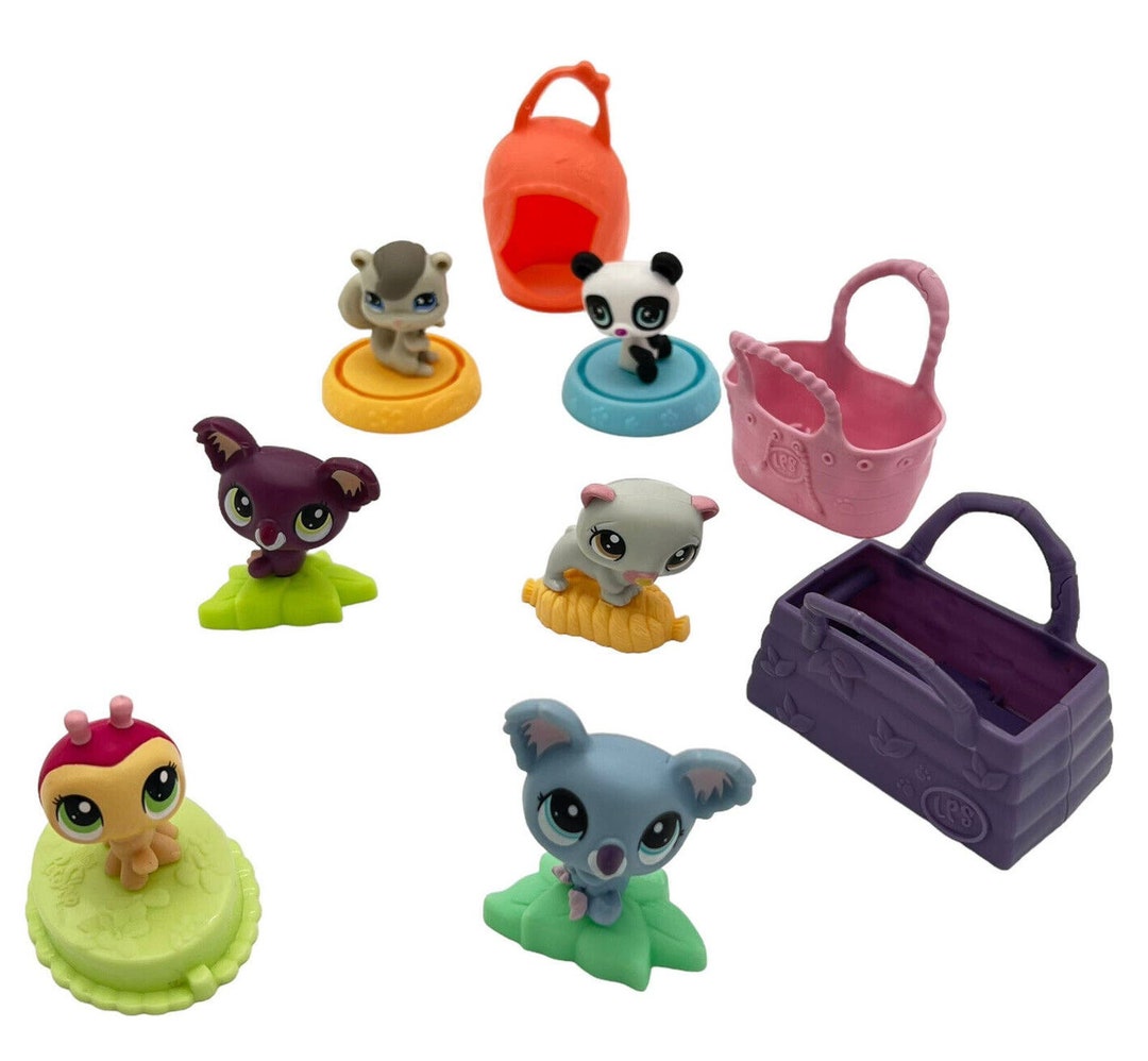 Littlest Pet Shop Lot Mcdonalds Happy Meal Toys LPS Figures Accessories ...