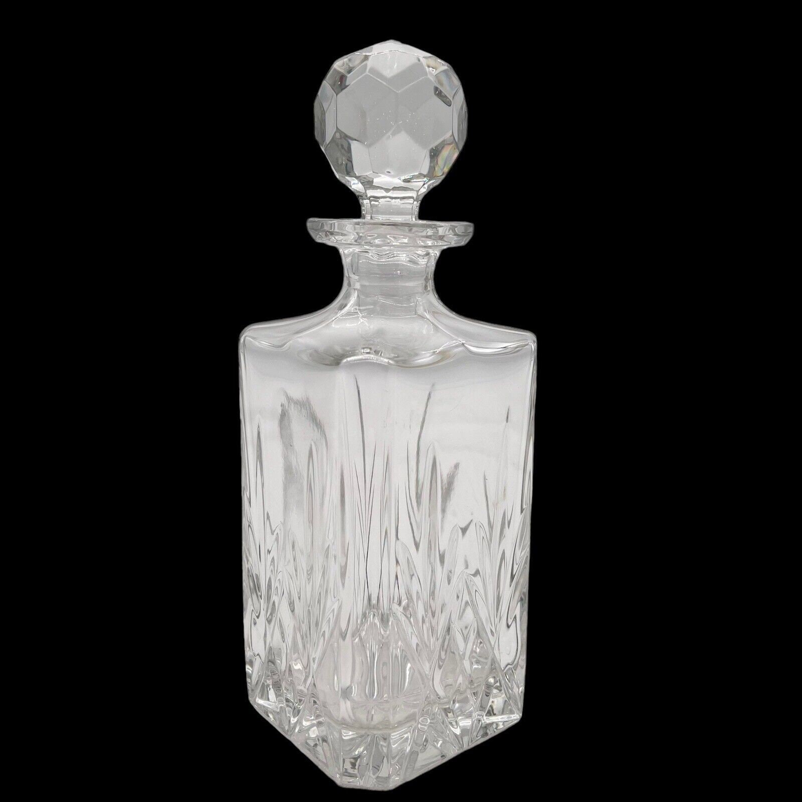Samobor Crystal Decanter Barware Fine Liqueur Liquor Spirits Yugoslavia ...