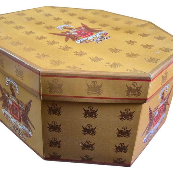 Vintage Hat Box - Etsy