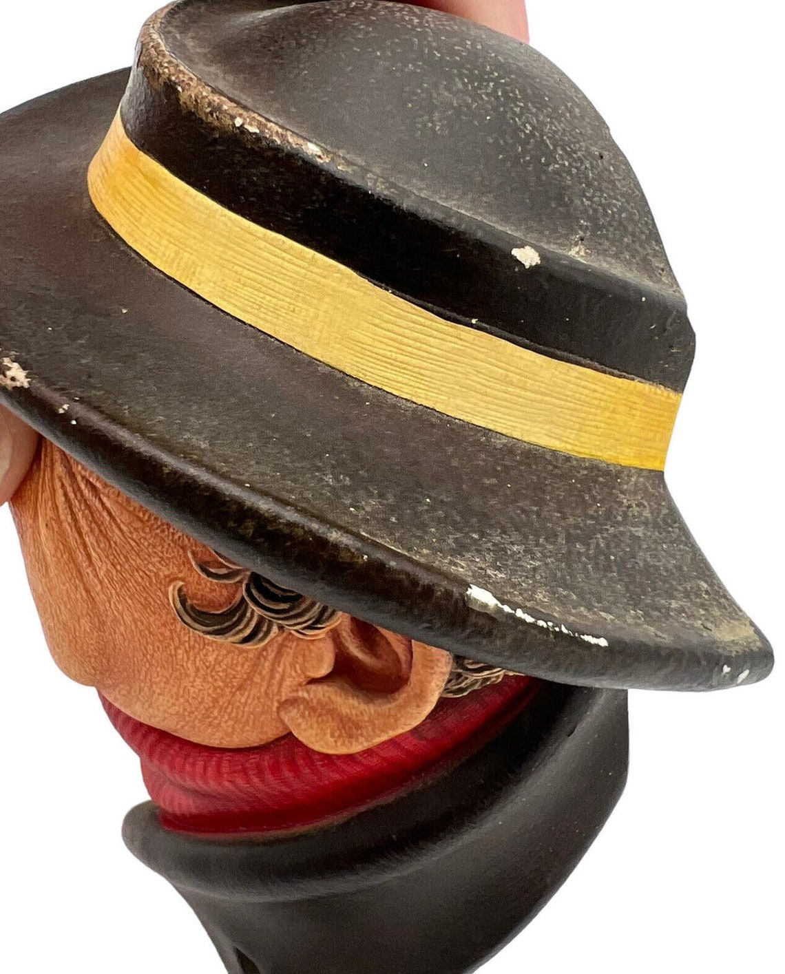 VTG Bossons Tony Weller 3D English Chalkware Wall Mount Figure 1964 ...