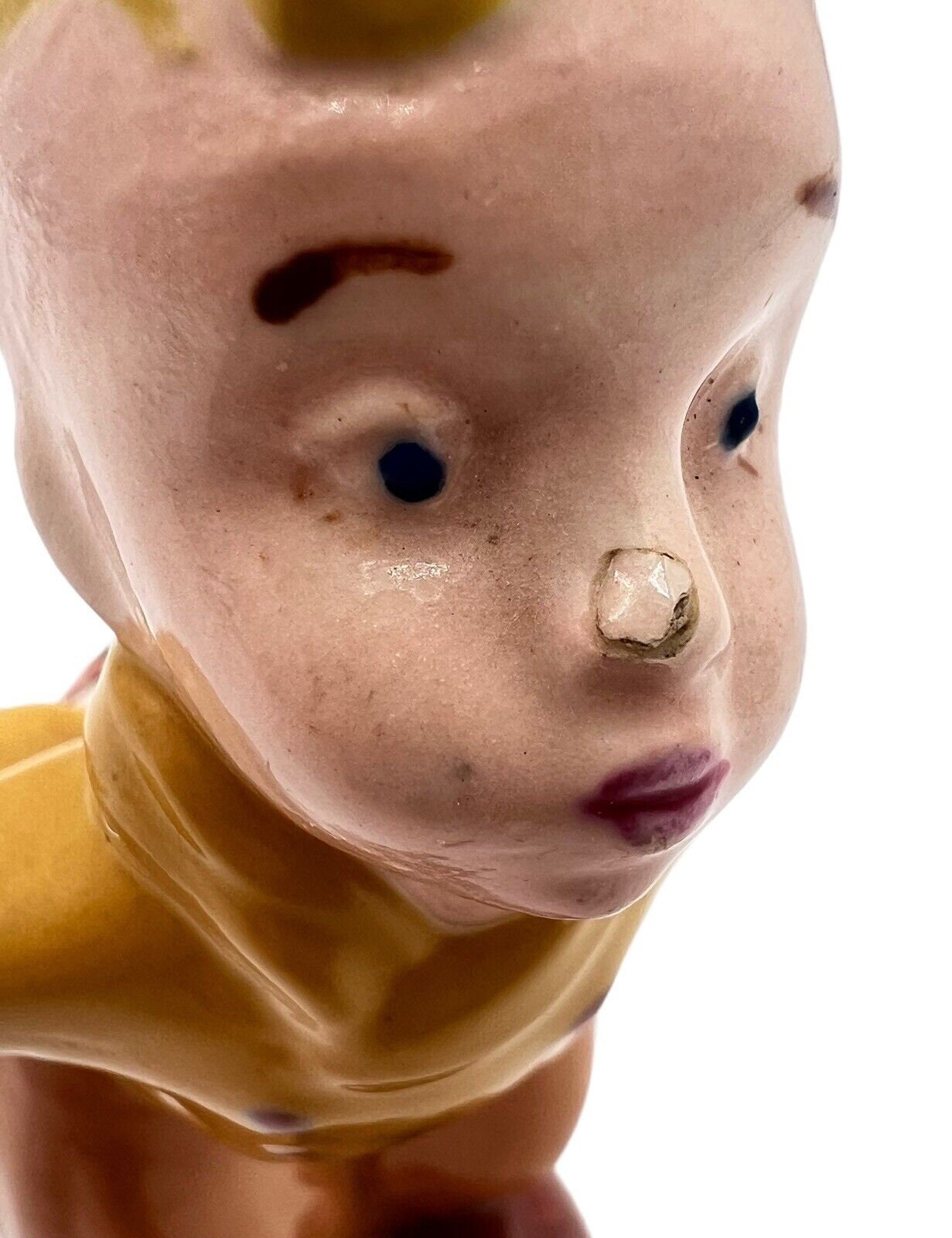 VTG 1962 Kissing Dutch Boy and Girl Marked Poellot 4.5" Hand Painted ...