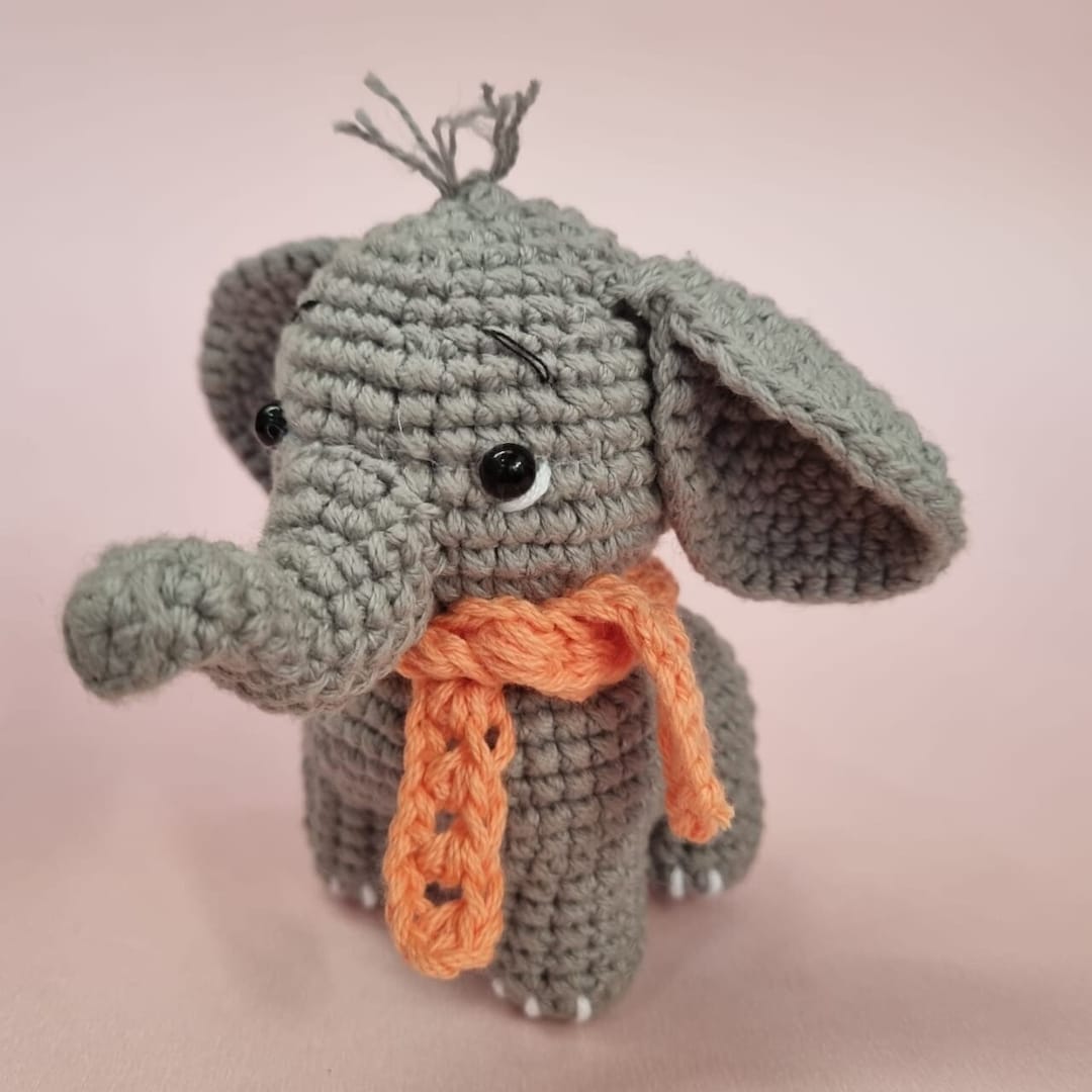 Elio the Elephant Amigurumi Crochet Pattern - Etsy