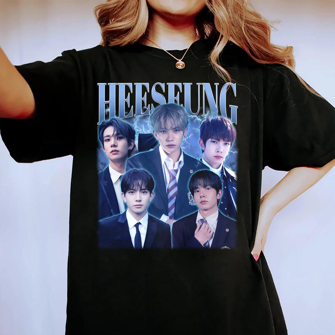 Vintage Heeseung Enhypen T-shirt, Enhypen Member Group Shirt, Enhypen ...