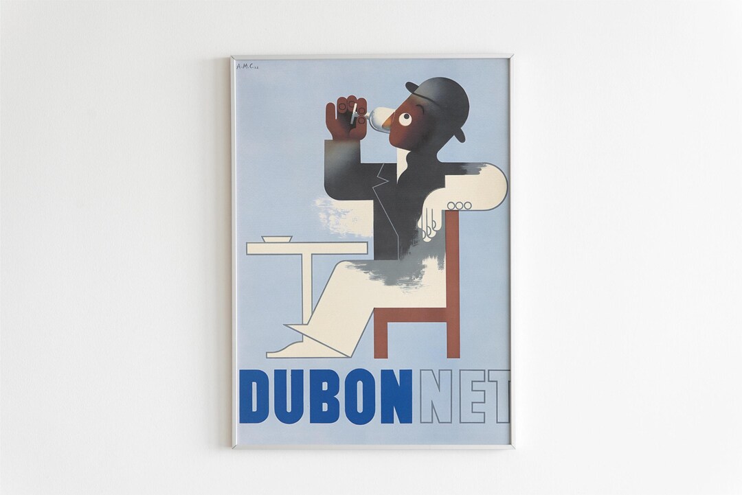 Vintage Dubonnet Poster Digital Wall Art, Printable French Advertising ...