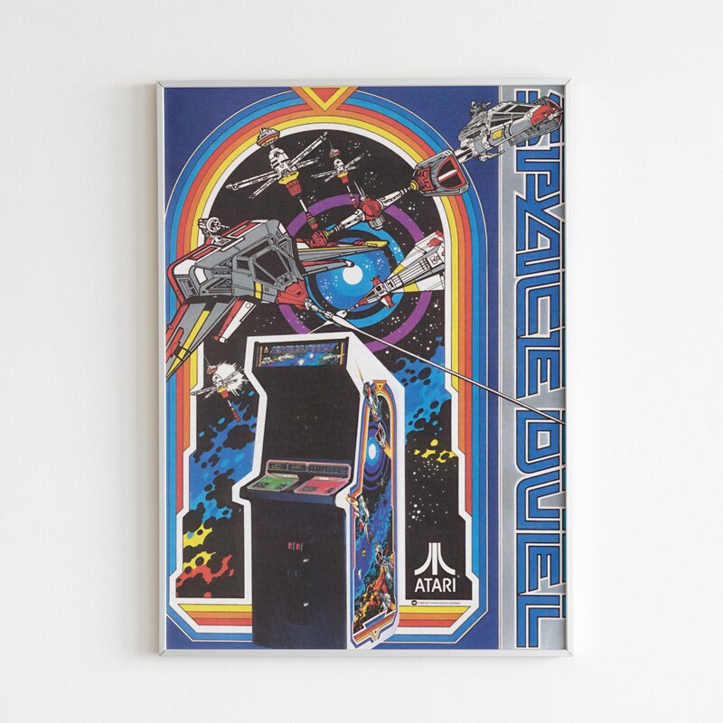 Retro Space Poster - Etsy