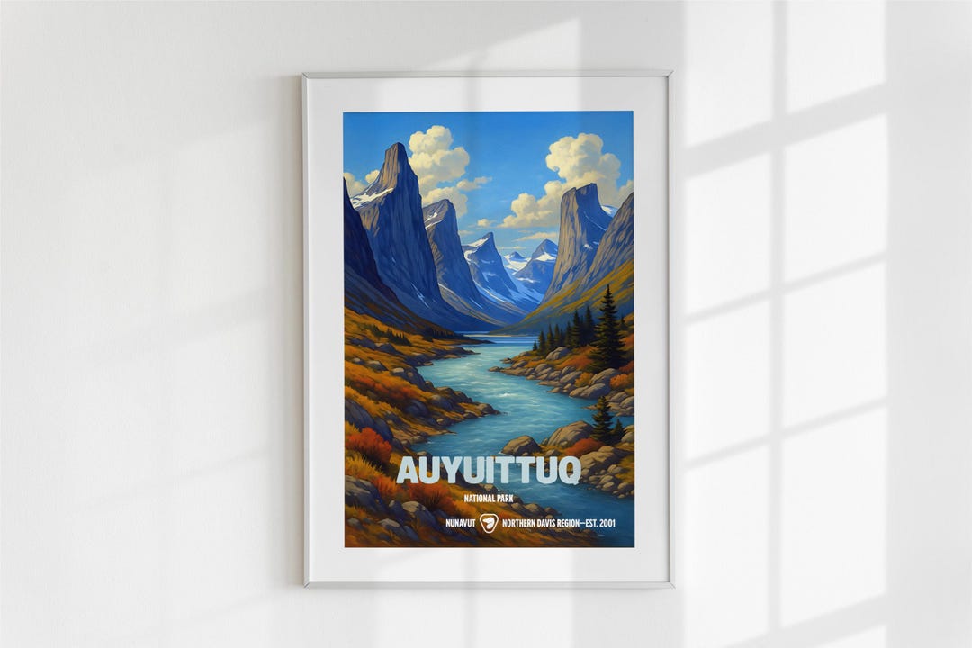 Canadian Arctic Wall Art Print of Auyuittuq National Park Baffin Island ...
