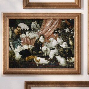 Vintage Cat Art - Tudor Cat Digital Art - Printable Art - 150+ Vintage ...