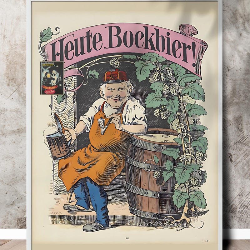 German Beer Posters - Etsy