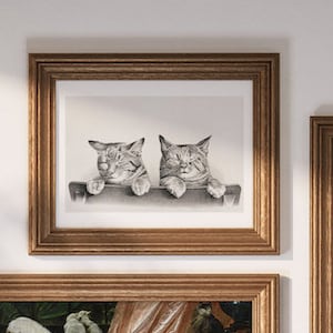 Vintage Cat Art - Tudor Cat Digital Art - Printable Art - 150+ Vintage ...