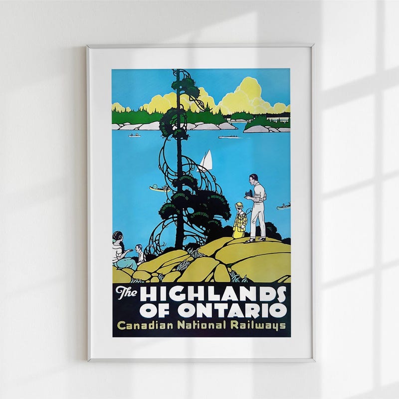 Canadian Vintage Posters - Etsy Canada