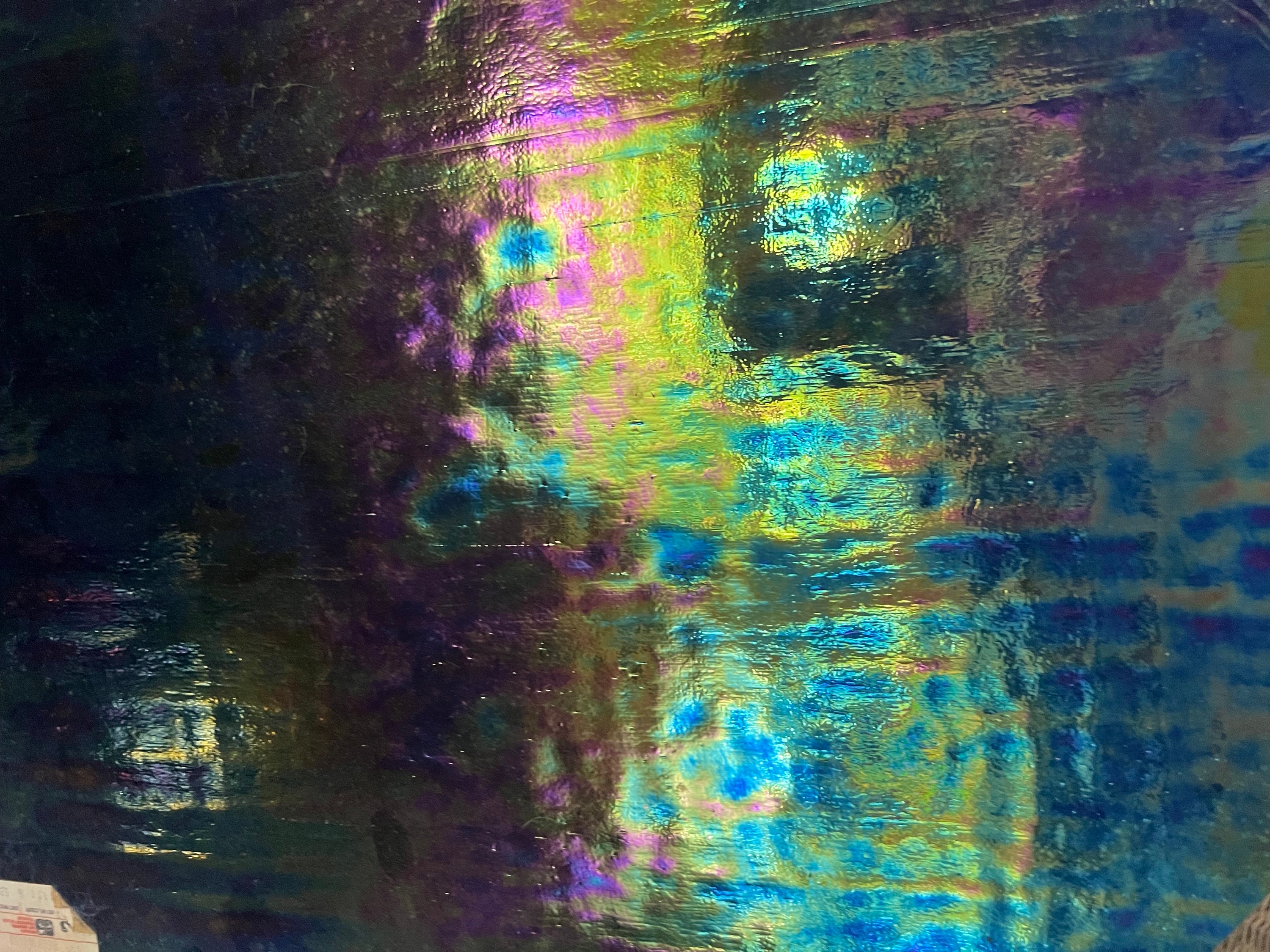 Cobalt Blue Iridized Stained Glass Sheet Panel - Etsy