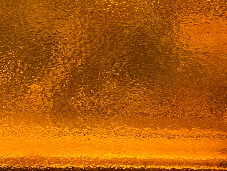 Wissmach Orange English Muffle Transparent Sheet Glass Panel - Etsy