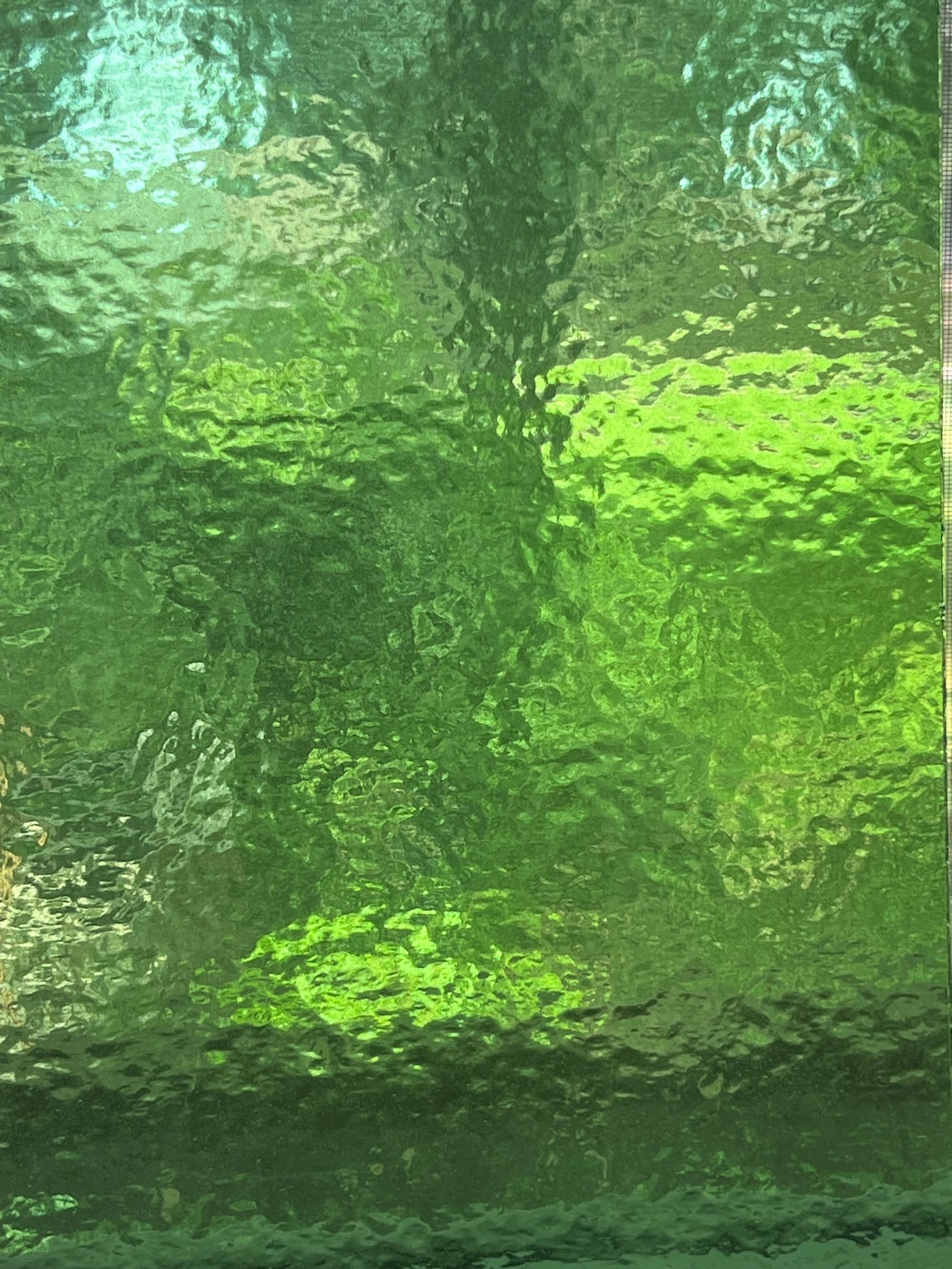 Spectrum Light Green Transparent Hammered Stained Glass Sheet Panel - Etsy