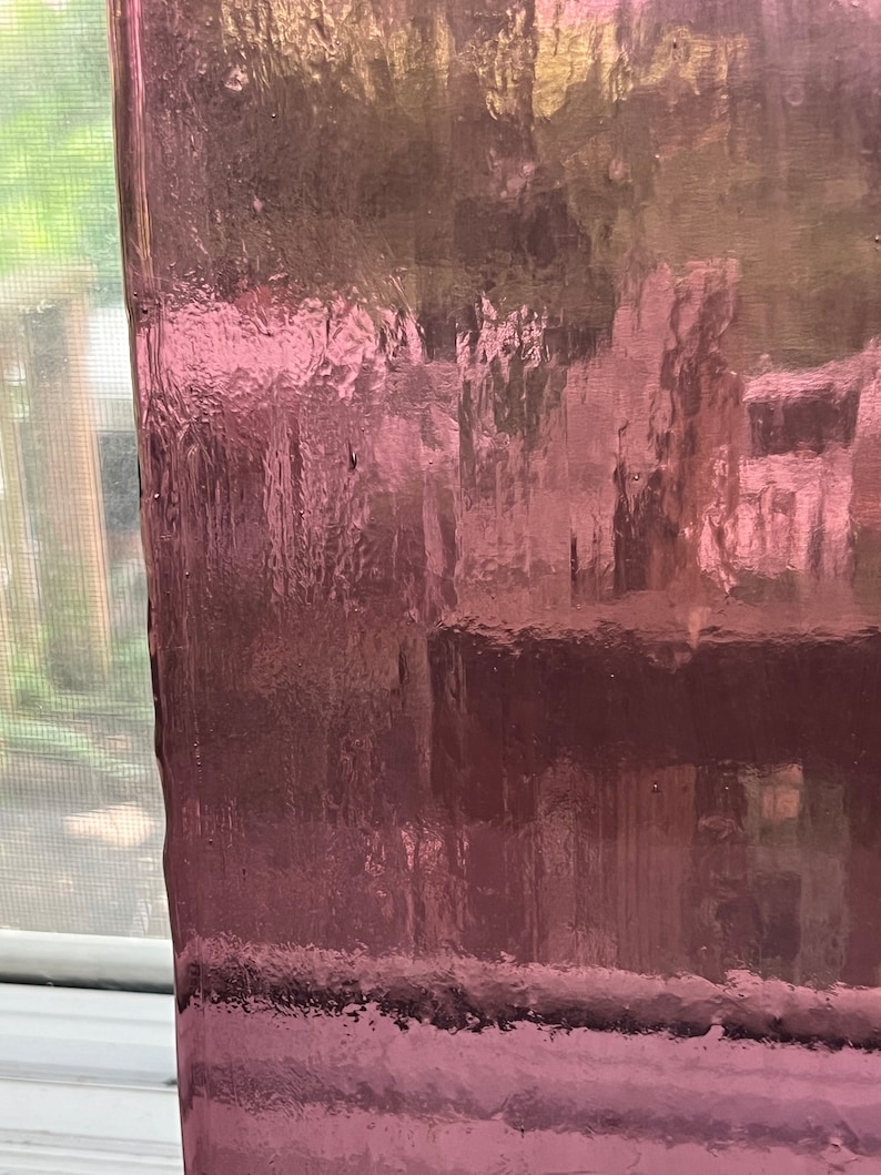 Kokomo Light Purple Stained Glass Sheet Panel - Etsy