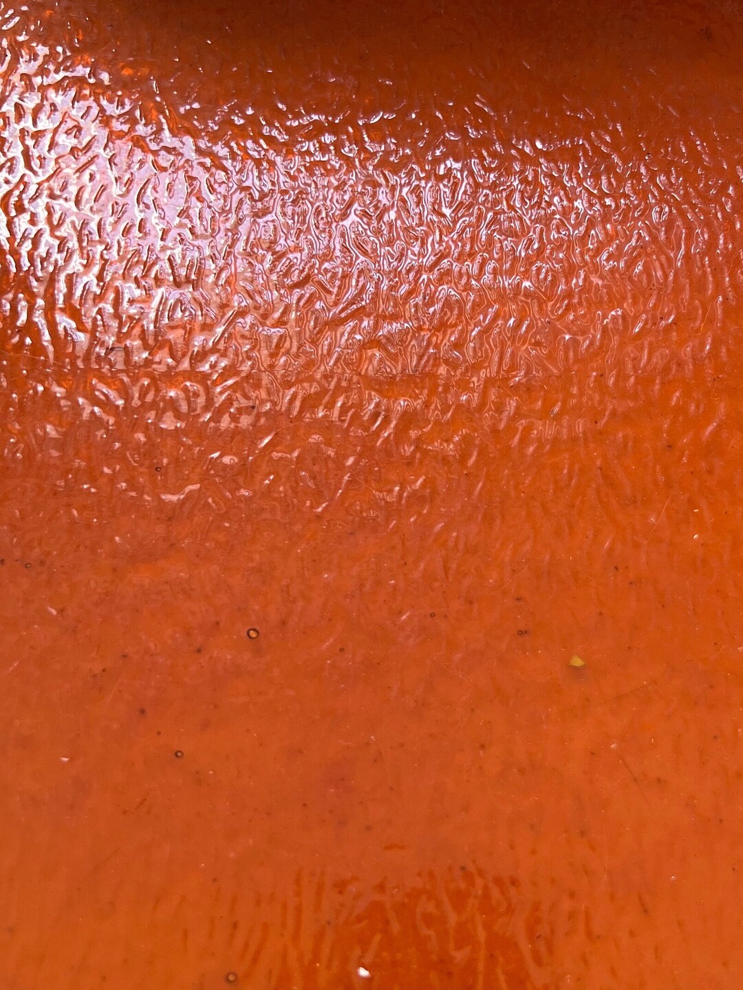 Wissmach Orange English Muffle Transparent Sheet Glass Panel - Etsy