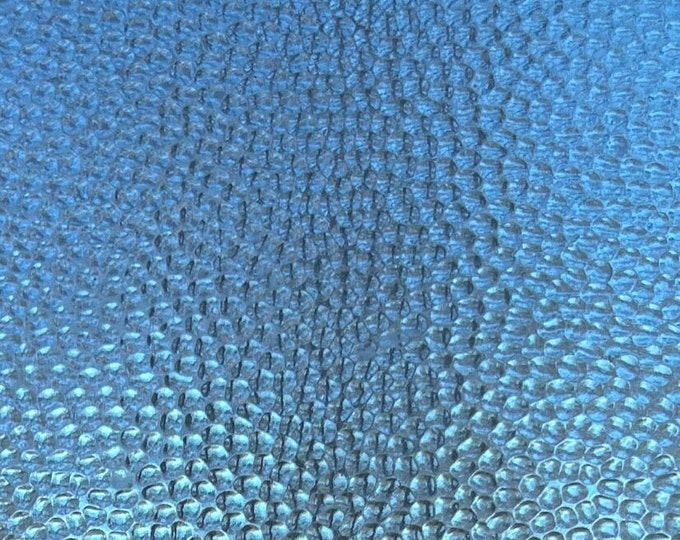 Light Blue Croco Textured Vintage Glass Sheet Panel - Etsy