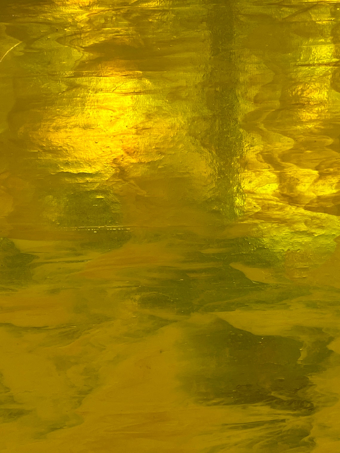 Spectrum Bright Yellow Wispy Stained Glass Sheet Panel - Etsy