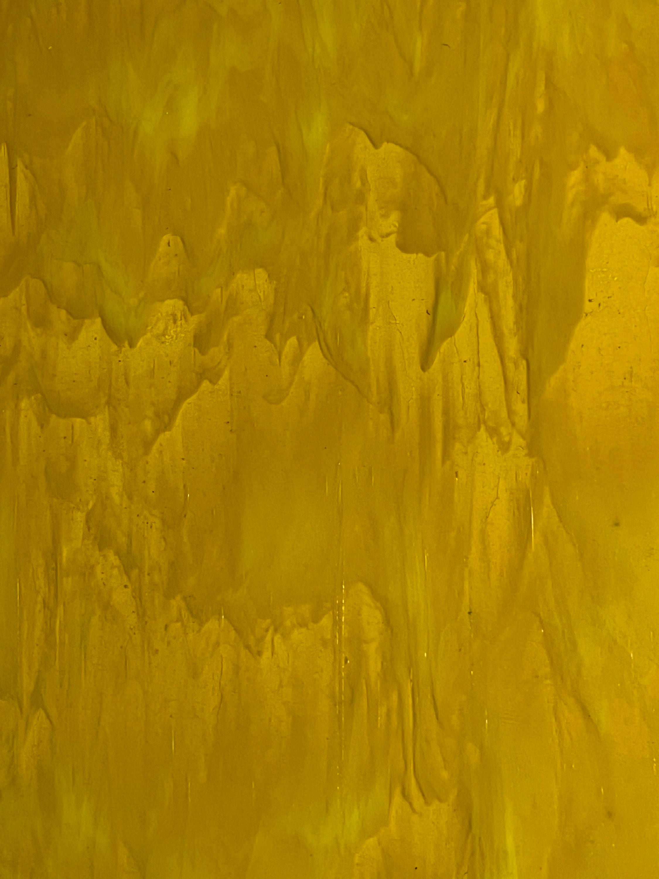 Spectrum Bright Yellow Wispy Stained Glass Sheet Panel - Etsy