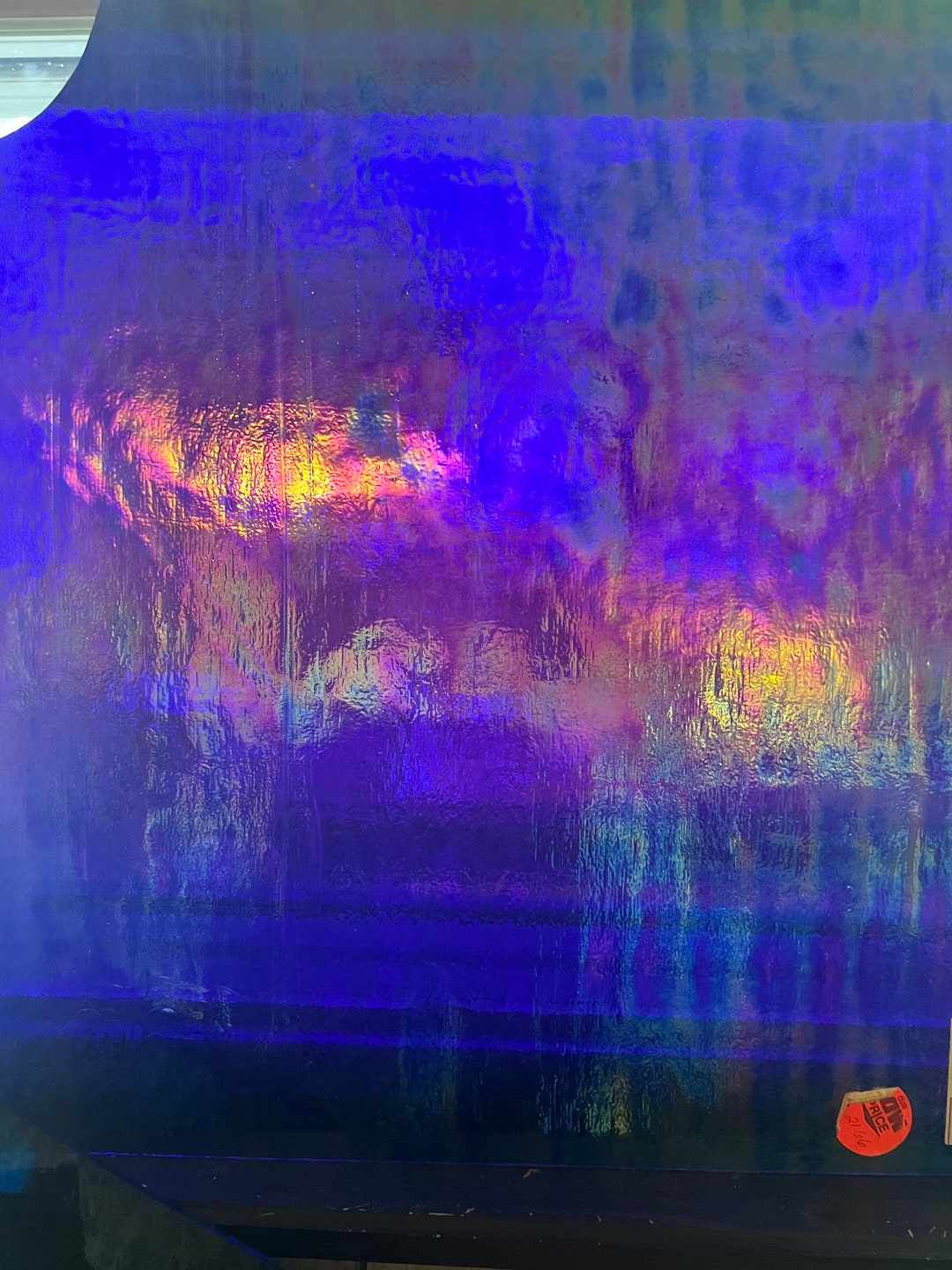 Cobalt Blue Iridized Stained Glass Sheet Panel - Etsy