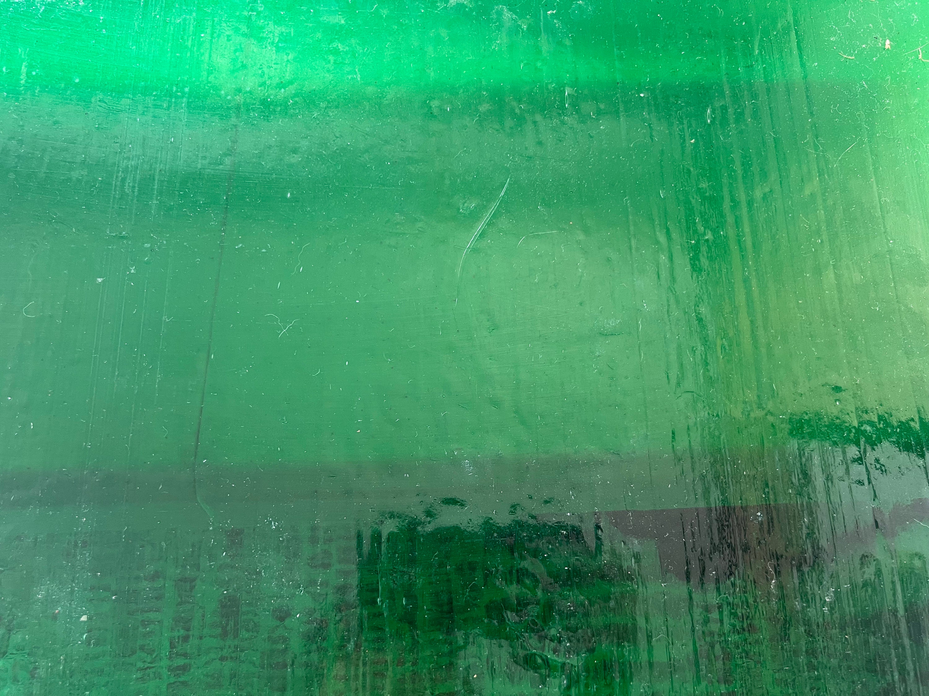 Vintage Emerald Green Stained Glass Sheet Panel - Etsy