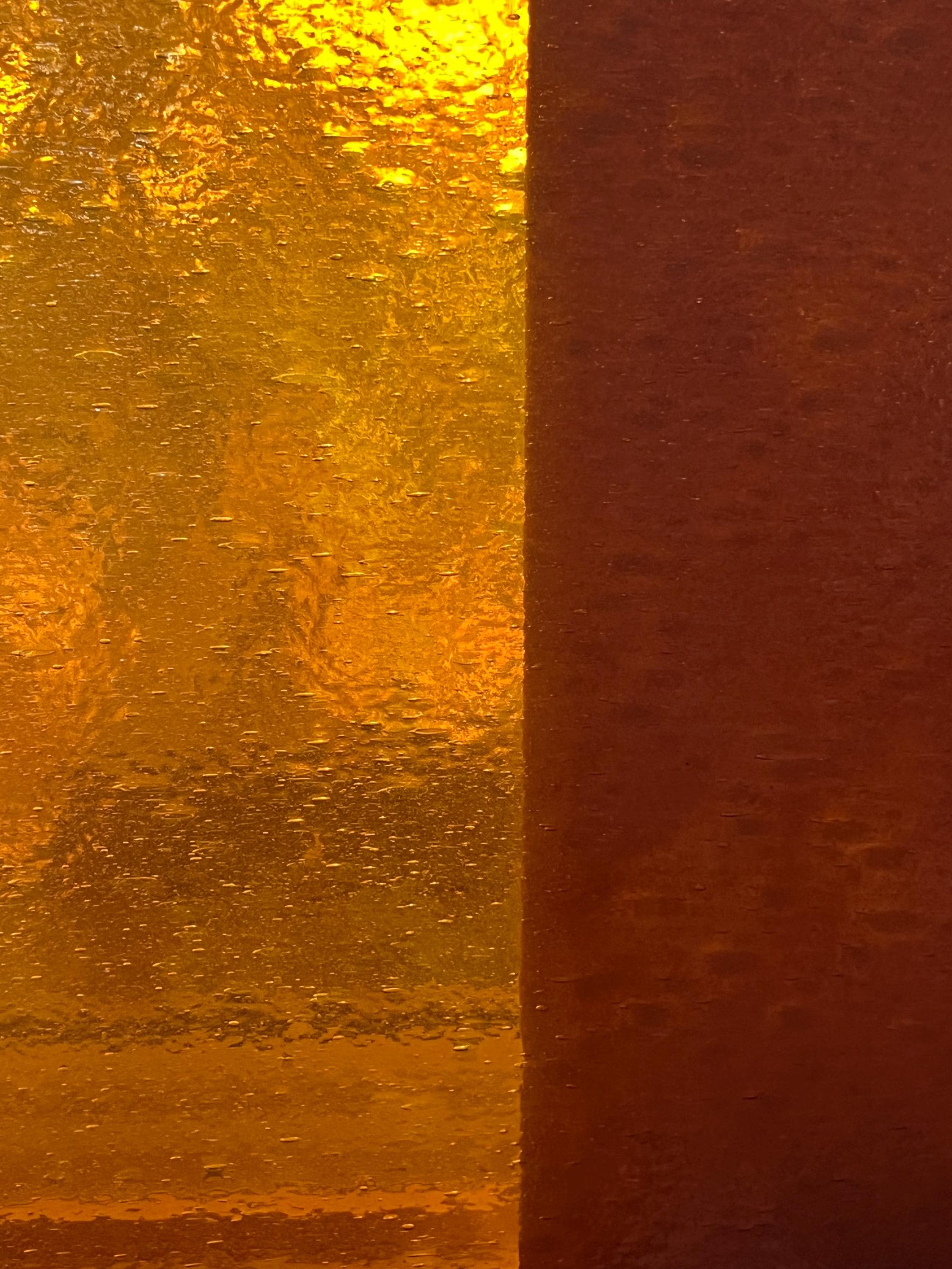 Orange Seedy Transparent Spectrum Stained Glass Sheet Panel - Etsy