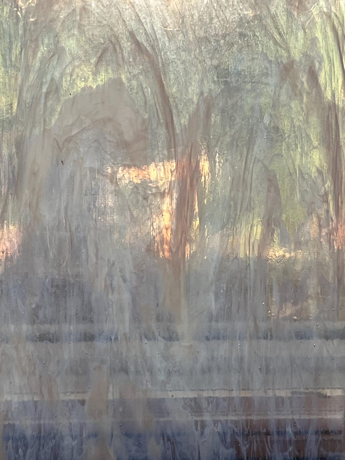 Pale Purple and White Wispy Spectrum Stained Glass Sheet Panel - Etsy