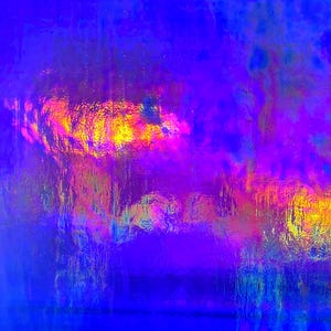 Cobalt Blue Iridized Stained Glass Sheet Panel - Etsy