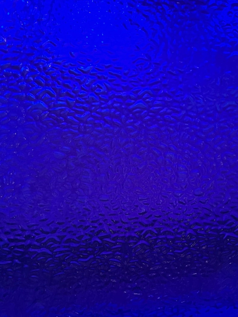 English Muffle Majesty Blue Wissmach Stained Glass Sheet Panel - Etsy