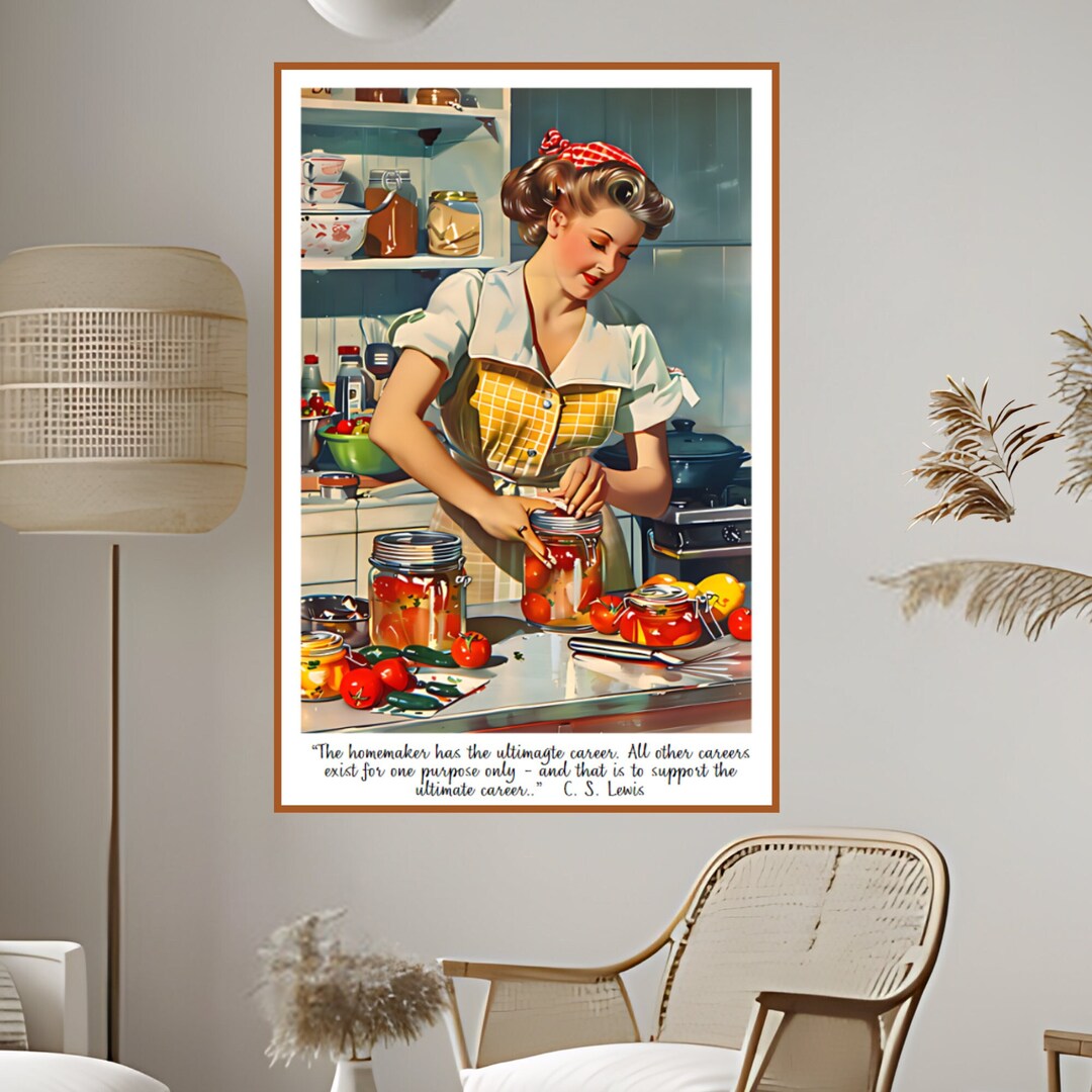 Family Mother Homemaker Inspirational Poster, 2 Poster Sizes, C.S ...