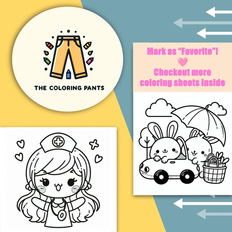 300 Cute Animal Coloring Pages for Kids. Fun Children Activity ...