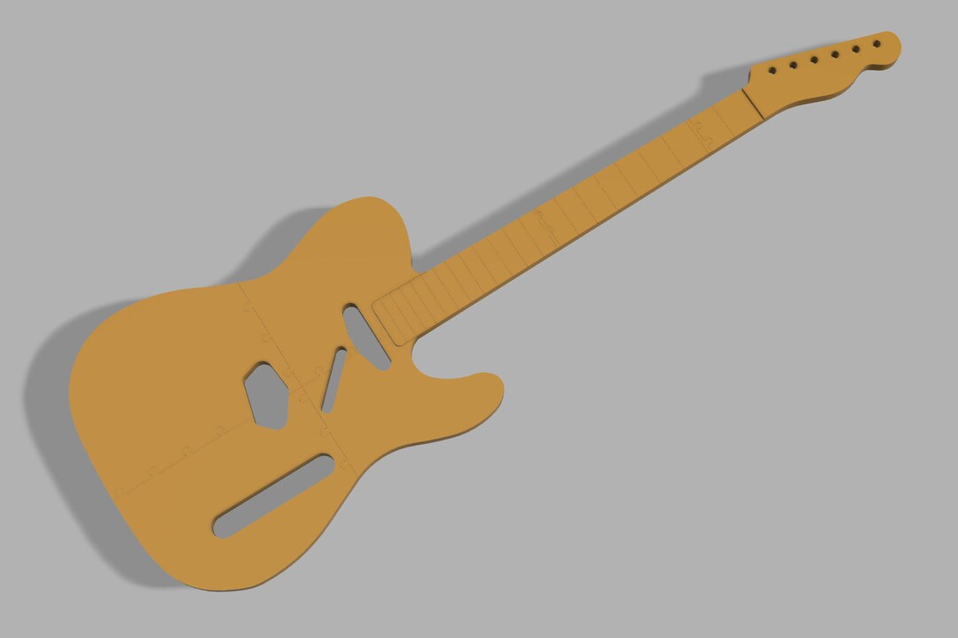 Telecaster Template 3D Printing Models - Etsy