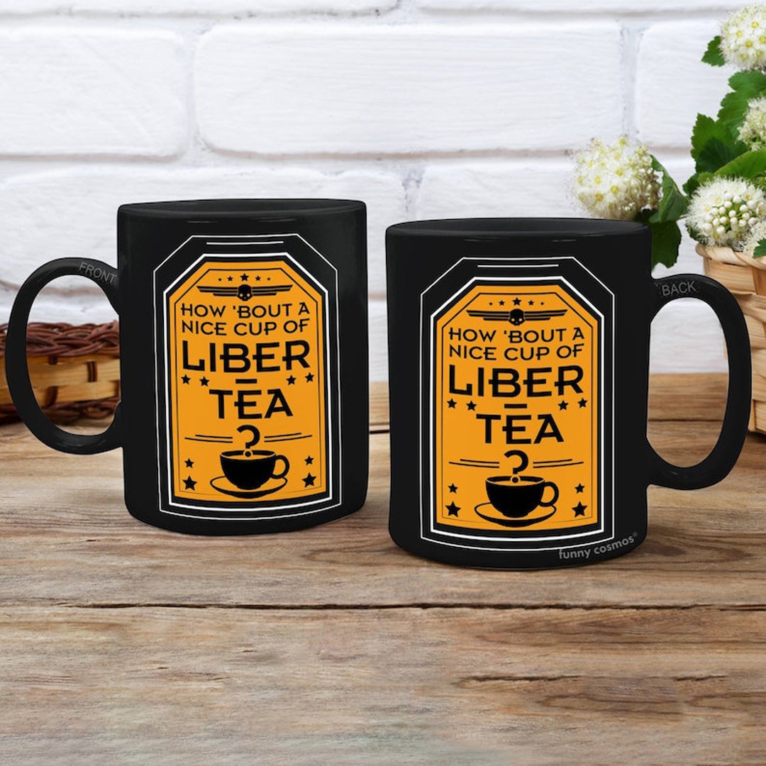 Liber-tea Helldivers 2 Mug, Morning Cup of Liber-tea, Helldivers Taste ...