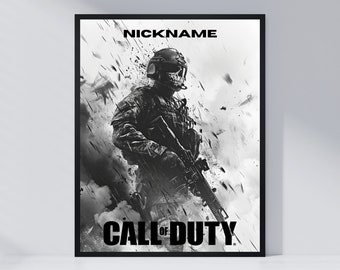 Call of Duty Wall - Etsy