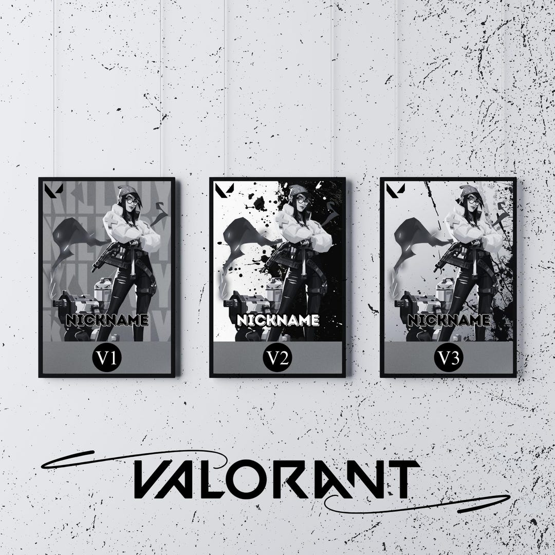 Killjoy, Custom and Personalized Valorant Agent Poster, Gaming Room ...