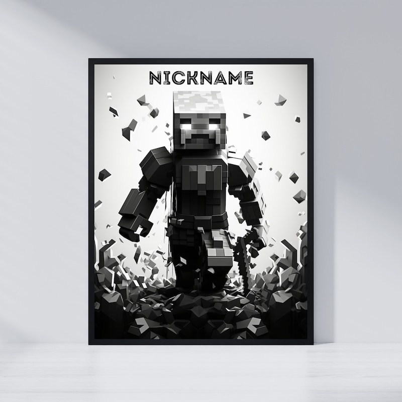 Minecraft's Poster - Etsy